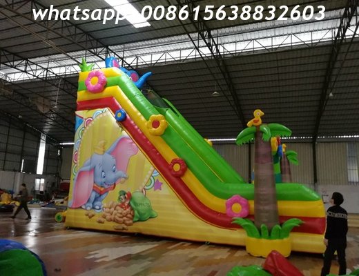 Customized amusement park equipment outdoor giant 150ft infatable pool water slides for adult, promotional kids slides w