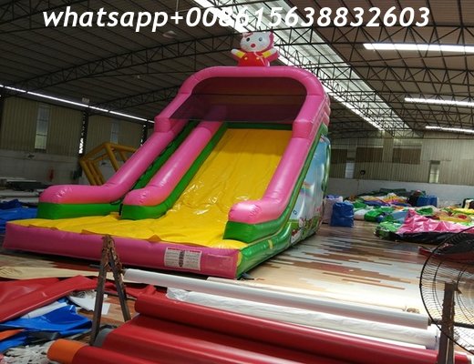 China Supplier hot selling good quality inflatable slip n slide/ infatable dry slip n slide for kids and adults