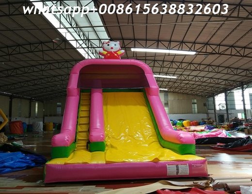 China Supplier hot selling good quality inflatable slip n slide/ infatable dry slip n slide for kids and adults