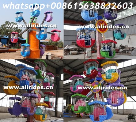 Attractive children games funfair rides mini ferris wheel/ amusement park equipment for family