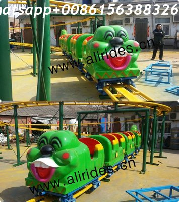 amusement park rides wacky worm coaster for sale 120m track kiddie rides for sale