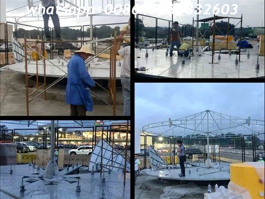 Double deck carousel 48 seats amusement rides for sale