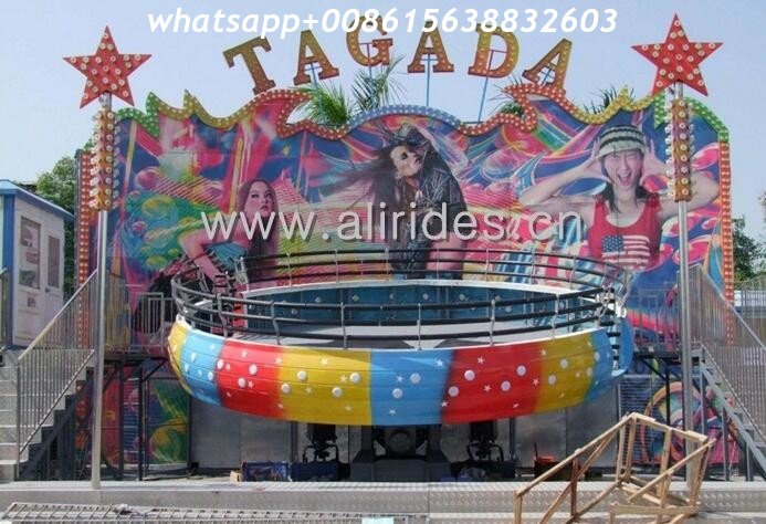 trailer mouted amusement ride disco tagada break dance rides for sale