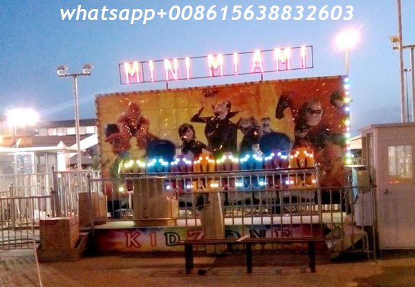 Mobile Ride Amusement Equipment trailer mount super miami for sale funfair games
