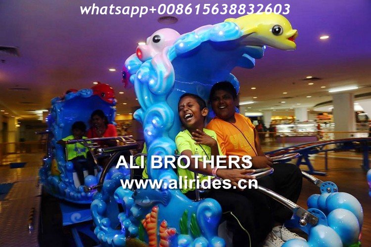 Indoor ride and glide cheapest small theme park games roller coaster for kids