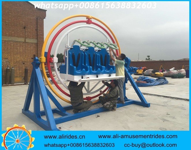 carnival mobile human gyroscope for sale amusement outdoor park equipment for sale