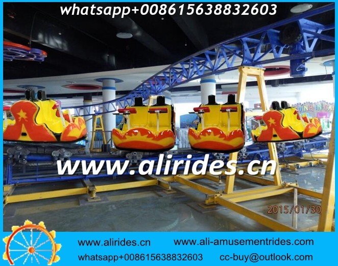 Factory Direct Price Mini Roller Coaster Type Family Safety Kiddie Amusement Spinning Roller Coaster