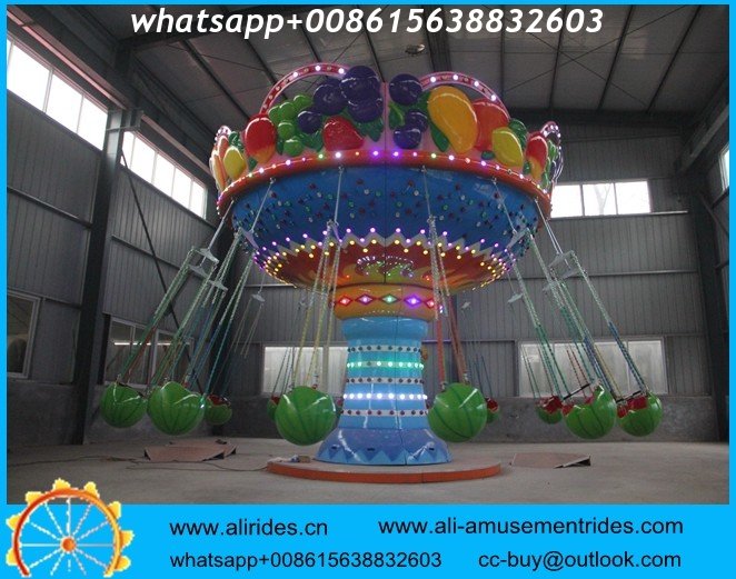 Kiddie rides children carnival games Mini flying chair for sale Flying Swing Tower for Kids