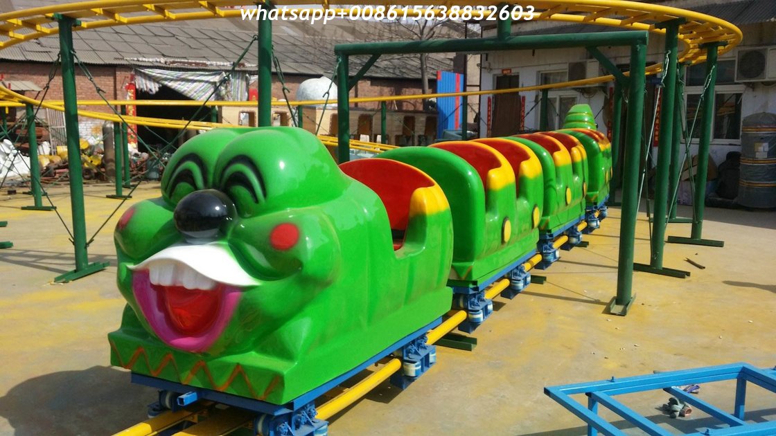 amusement park rides wacky worm coaster for sale 120m track kiddie rides for sale