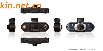 China GS3000 1080P full HD GPS Car Camera Recorder supplier