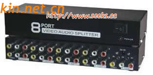 China Scarecrow™ AV108 8 PORT AV SPLITTER supplier