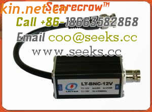 China Scarecrow™ BNC-12V monitoring system, coaxial system computer to avoid surge of lightning supplier