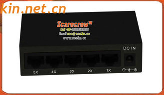 China Scarecrow™ PoE-1005-4P(65W) Unmanaged POE Switch,5 RJ-45 10/100M ports with 4 POE Ports supplier
