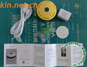 China VR 360° degree fish-eye Wi-Fi panoramic camera  Panorama 360 ° fisheye camera, WiFi links and network links supplier