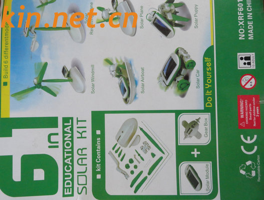 6 in 1 solar toys assembly can be assembled: airboat, windmill, puppy, car, aircraft, rota supplier