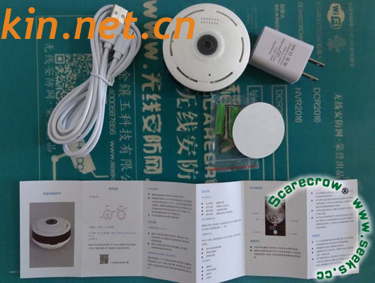 VR 360° degree fish-eye Wi-Fi panoramic camera  Panorama 360 ° fisheye camera, WiFi links and network links supplier