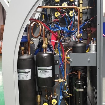 Fully Auto Air Conditioner Recovery And Recharge Equipment AC Flushing Station