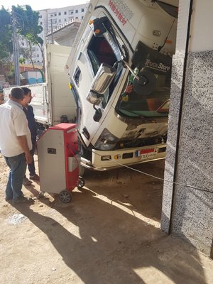 Semi Automatic ACM AC Refrigerant Recovery Machine Car Air Conditioner Recharge Machine
