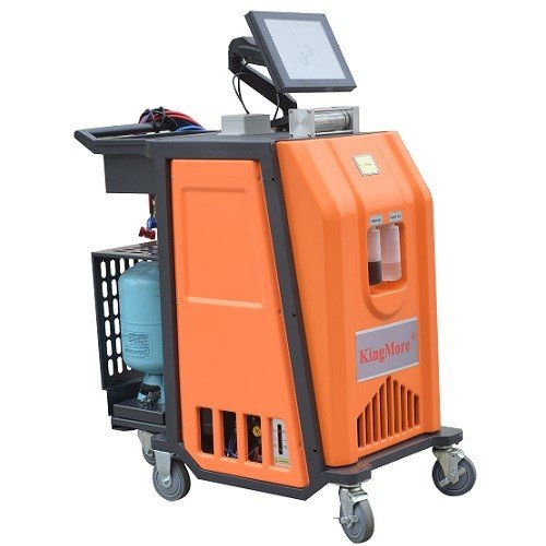 AC Flushing Machine KMC Automotive AC Recharge Machine With Recovery And Recharge Funtions