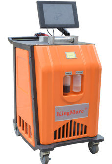 360°C Rotatable big colour touch screen Air Conditioner Recovery And Recharge machine with flushing