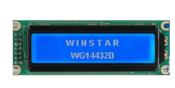 China WINSTAR 144*32 Graphic LCD WG14432D,144*32 Graphic LCD WG14432E,160*128 Graphic LCD WG160128B supplier