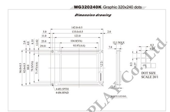 China WINSTAR 320*240 Graphic LCD WG320240K ，WG320240L，320*240 Graphic LCD WG320240O supplier