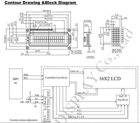 winstar 16x2 Character LCD WH1602B3 PANEL, supplier