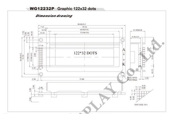 WINSTAR  Graphic LCD WG12232M ，WG12232N,Graphic LCD WG12232P supplier