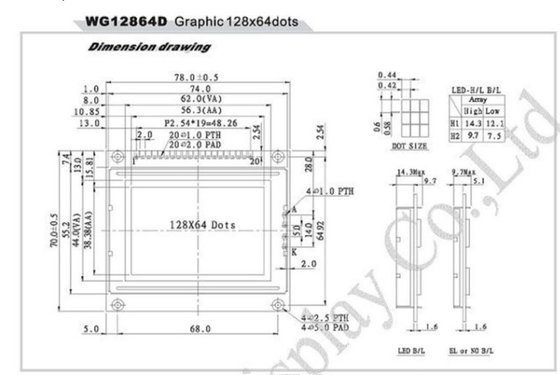 WINSTAR  Graphic LCD WG12864D,128*64 Graphic LCD WWG12864E/EP1 ,128*64 Graphic LCD WB12864F supplier