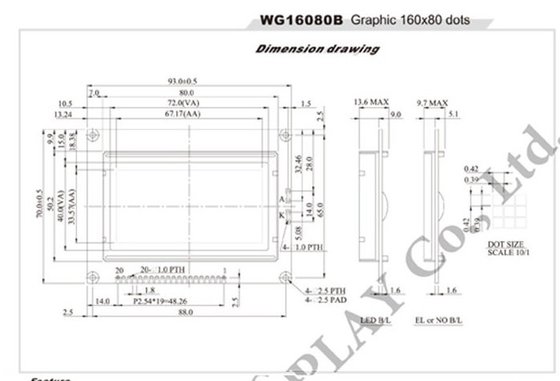 WINSTAR 160*32 Graphic LCD WG16032A，160*32 Graphic LCD WG16032D3/D5 , WG16032E,160*80 Graphic LCD WG16080B ,WG16080C supplier