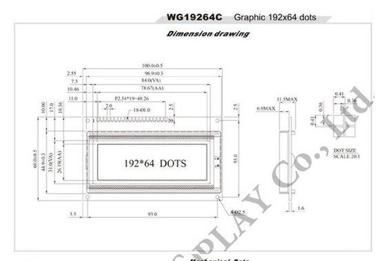 WINSTAR 192*64 Graphic LCD WG19264A,192*64 Graphic LCD WG19264C ,LCD WG19264D,WG19264EWG19264F supplier