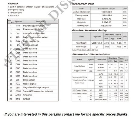 240*64 Graphic LCD WG24064A，240*64 Graphic LCD WG24064B ，WG24064C，240*64 Graphic LCD WG24064G，240*64 Graphic LCD WG24064 supplier