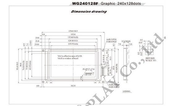 WINSTAR 240*128 Graphic LCD WG240128A，WG240128B，WG240128D，WG240128E，WG240128F，WG240128T3T5 supplier