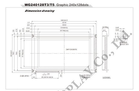 WINSTAR 240*128 Graphic LCD WG240128A，WG240128B，WG240128D，WG240128E，WG240128F，WG240128T3T5 supplier