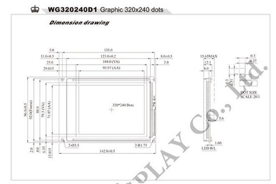 WINSTAR 320*240 Graphic LCD WG320240D1 ，WG320240E ，WG320240H supplier