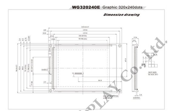 WINSTAR 320*240 Graphic LCD WG320240D1 ，WG320240E ，WG320240H supplier