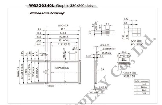 WINSTAR 320*240 Graphic LCD WG320240K ，WG320240L，320*240 Graphic LCD WG320240O supplier