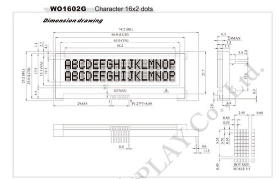 WINSTAR 160*160 COG LCD WO160160B ,16*2 COG LCD WO1602G .24*2 COG LCD WO2402A supplier