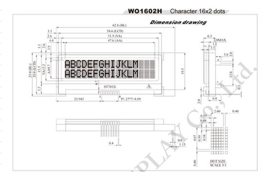 WINSTAR 20*2 COG LCD WO2002A,16*2 COG LCD WO1602F,16*2 COG LCD WO1602H supplier