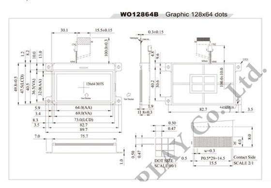 WINSTAR WINSTAR 128*64 COG LCD WO12864B/B1 ,16*2 COG LCD WO1602E,16*2 COG LCD WO1602I supplier