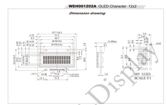 WINSTAR 12*02 OLED WEH001202A,16*1 OLED WEH001601A ,16x2 OLED WEH001602A supplier
