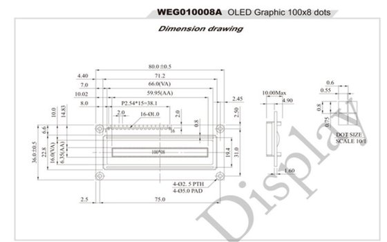 WINSTAR 100*8 OLED WEG010008A,100*16 OLED WEG010016A ,100*16 OLED WEG010016B supplier