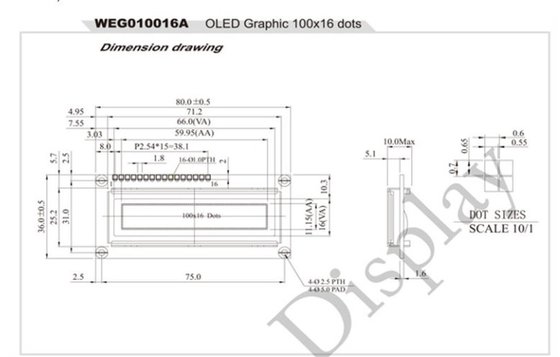 WINSTAR 100*8 OLED WEG010008A,100*16 OLED WEG010016A ,100*16 OLED WEG010016B supplier