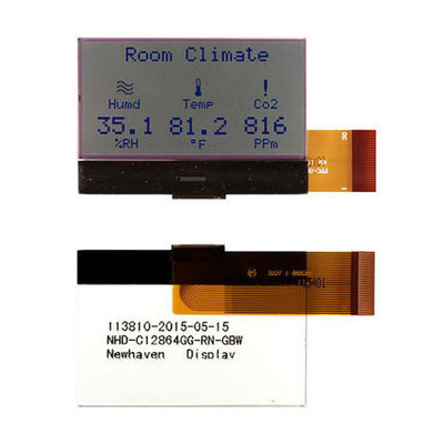 NHD-C12864GG-RN-GBW, LCD COG GRAPH 128X64 NO REFL Display Module supplier
