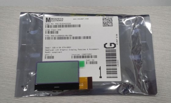 NHD-C12864GG-RN-GBW, LCD COG GRAPH 128X64 NO REFL Display Module supplier