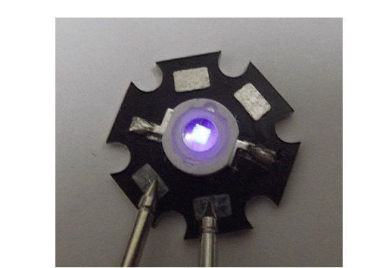 led bulb Ceramic SMD6565 UV 390-395nm 1W High Power LED ,led bulb 400nm ultra violet 1W High Power LED on Star PCB supplier
