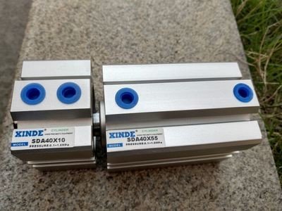 Double - axis double - rod small cylinder, thin type cylinder, stainless steel miniature cylinder, square thin air cylin supplier
