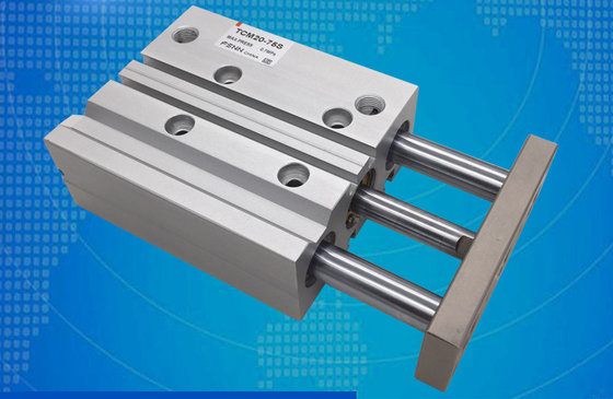Double - axis double - rod small cylinder, thin type cylinder, stainless steel miniature cylinder, square thin air cylin supplier