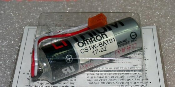 lithium battery，OMRON CS1W-BAT01 3.6V，OMRON battery supplier