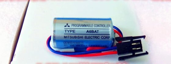 mitsubishi A6BAT ER17330V 3.6V PLC battery，mitsubishi lithium battery ER2/3A ,MR-BAT supplier